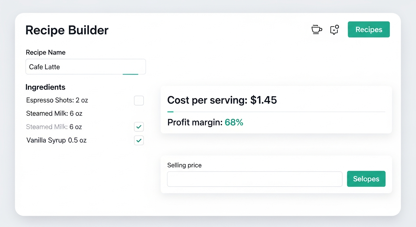Menu Money Map - Menu Costing & Pricing Tool